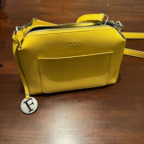 Furla | Bags | Furla Crossbody Bag In Lemon Yellow | Poshmark